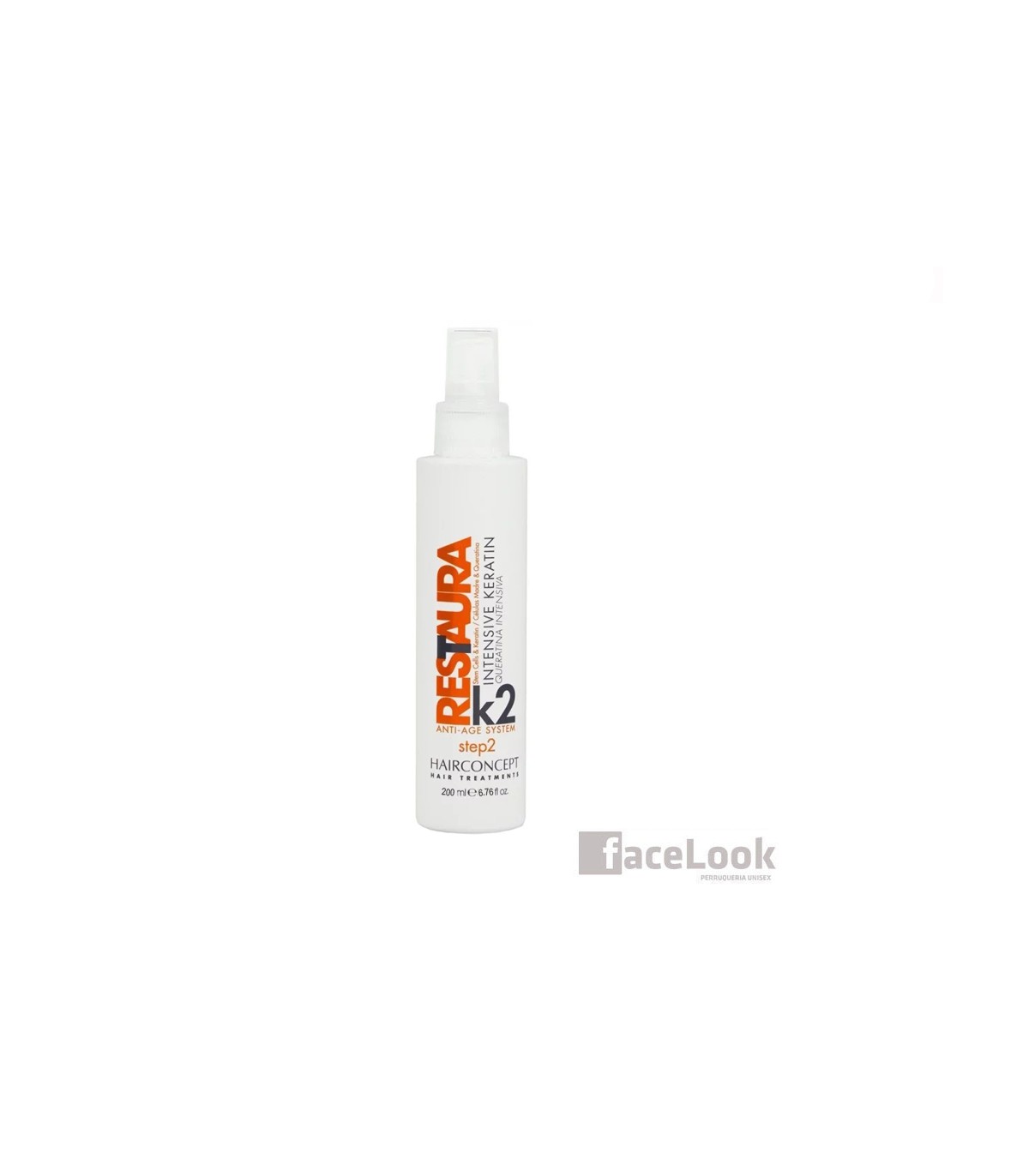 HAIR CONCEPT RESTAURA K2 LOCION INTENSIVA DE QUERATINA 200 ML.